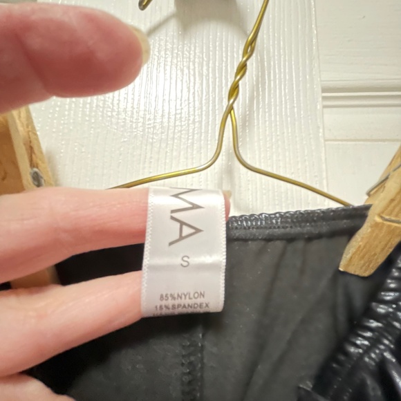 Roma | Dresses | Hot Wet Look Dress Strapless Black Vinyl Yandy Size ...